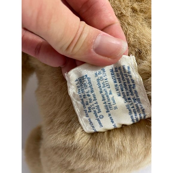 Build-A-Bear | Toys | Vintage Build A Bear Teddy Bear Plush Babw 2 Tan Brown Taupe Furry Toy ...